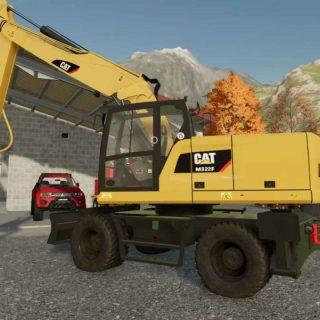 FS22 Caterpillar 322F v1.2.0.0 Mod | FS25 Mods / FS22 Mods