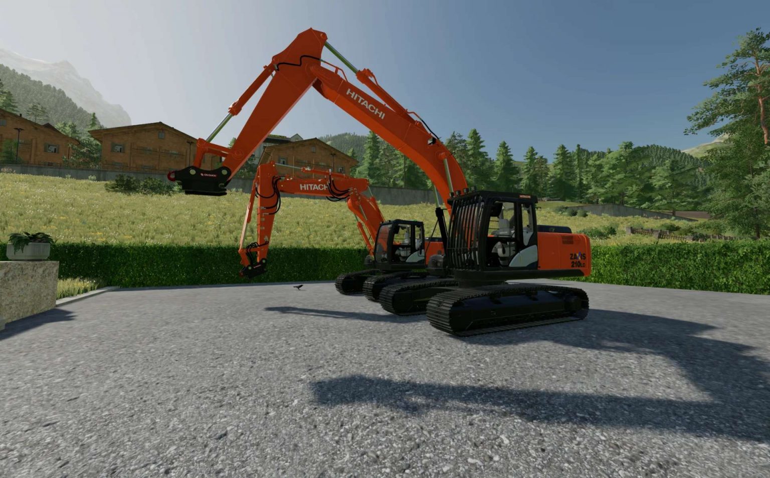 FS22 Hitachi 210 VA v1.0.0.0 Mod | FS25 Mods / FS22 Mods