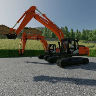 FS22 Hitachi 210 VA v1.0.0.0 Mod | FS25 Mods / FS22 Mods
