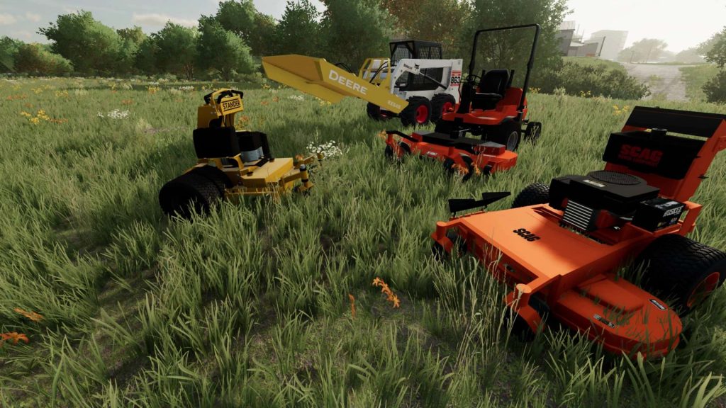 Conversion de la tondeuse compacte Deere FS22 v1.0.0.0 Mod | FS25 Mods ...