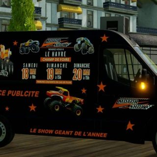 FS22 Renault Master Pub Motor Show World Tour Le Havre v1.0.0.0 Mod ...