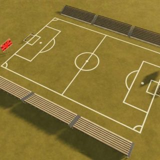 Terrain de football FS22 v1.0.0.0 Mod | FS25 Mods / FS22 Mods