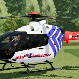 FS22 EC 135 Alfa Hélicoptère v1.0.0.0 Mod | FS25 Mods / FS22 Mods