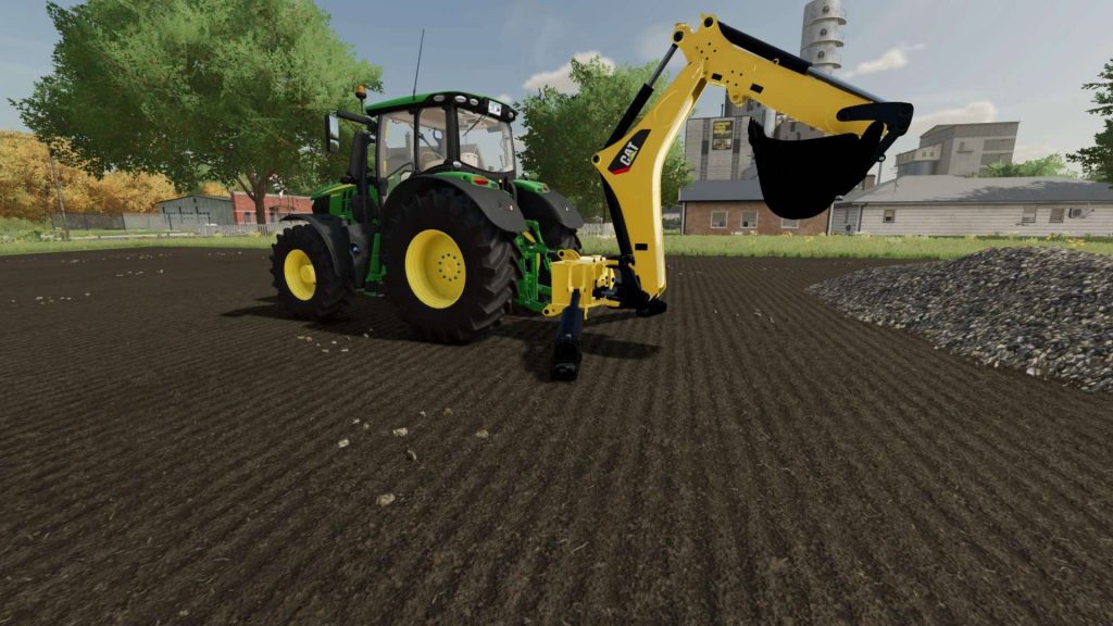Tracteur et patin de fixation de pelle rétro FS22 v1.0.0.0 Mod | FS25 ...