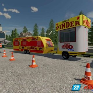 Cône de construction PINDER FS22 v1.0.0.0 Mod | FS25 Mods / FS22 Mods