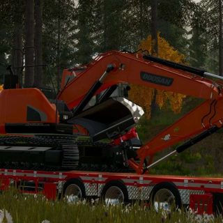 FS22 Doosan 235LCR Édition + Rotortilt v1.0.0.0 Mod | FS25 Mods / FS22 Mods