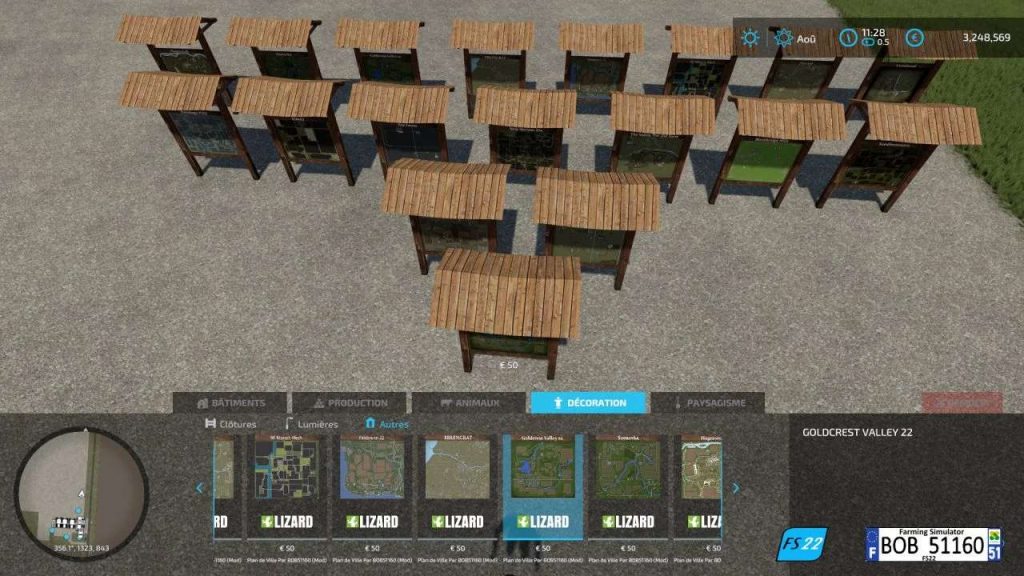 Plan de la ville FS22 v1.0.0.1 Mod | FS25 Mods / FS22 Mods