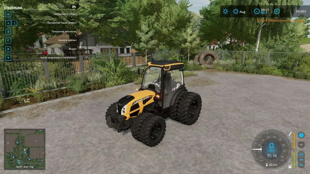FS22 Landini Rex 4 GT v1.0.0.0 Mod | FS25 Mods / FS22 Mods