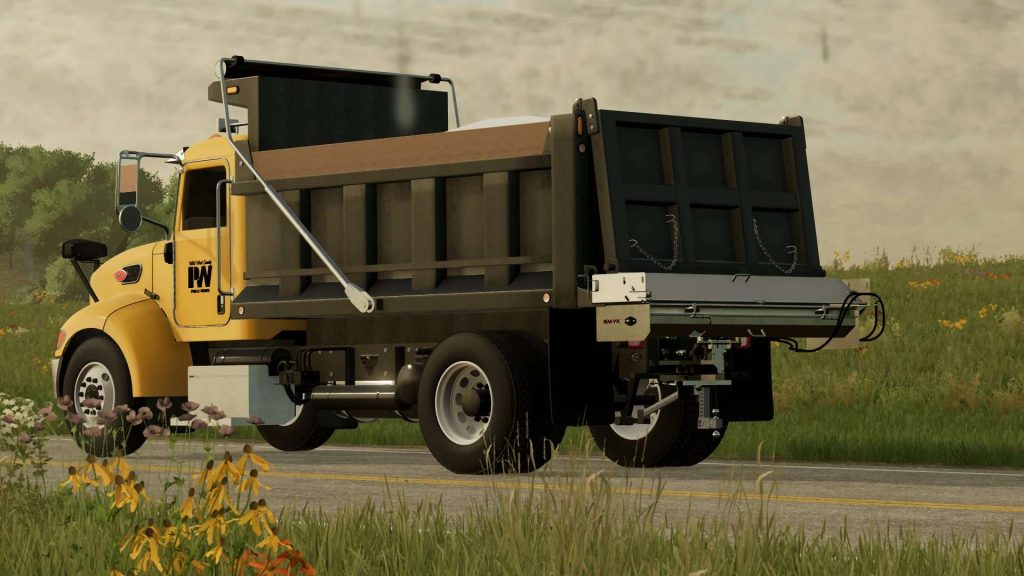 FS22 Peterbilt 340 Meyer Salter à hayon v2.0.0.0 Mod | FS25 Mods / FS22 ...