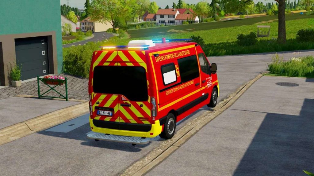 FS22 Renault Master IV VSSUAP SDIS 74 (Pompiers) v1.0.0.0 Mod | FS25 ...