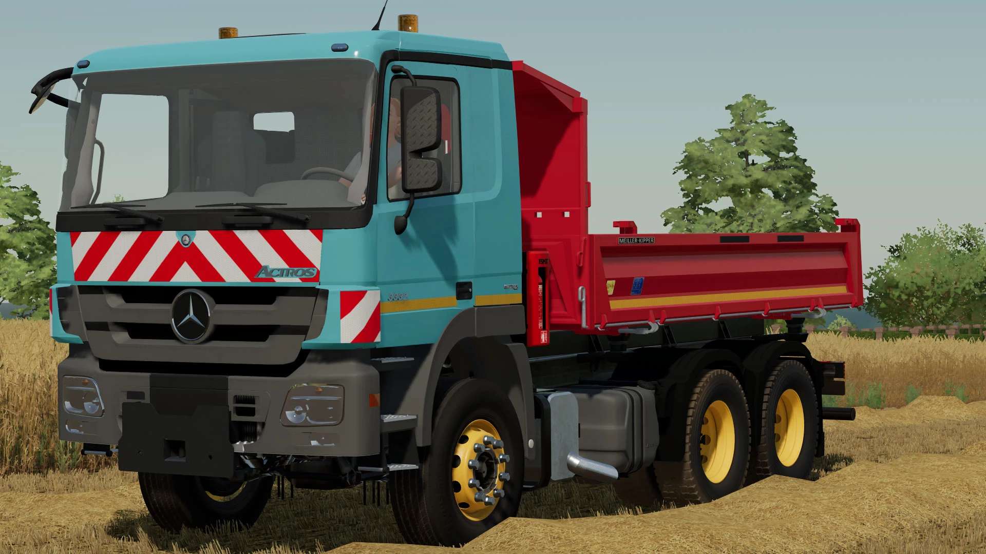 Camion Benne Basculante Mercedes Benz Actros 2646 3332 6x4 FS22 V1 0 Camion Benne Basculante Mercedes Benz Actros 2646 3332 6x4 FS22 V1 0
