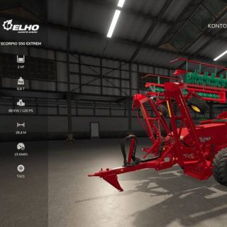 FS25 Scorpion 550 Elho TH01 V1.0.0.0 Mod | FS25 Mods / FS22 Mods
