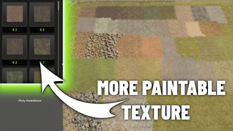 FS25 Texture plus peignable (toutes les cartes) V1.0.0.0 Mod | FS25 ...