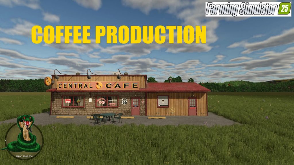 FS25 Production de café v1.0.0.0 Mod | FS25 Mods / FS22 Mods