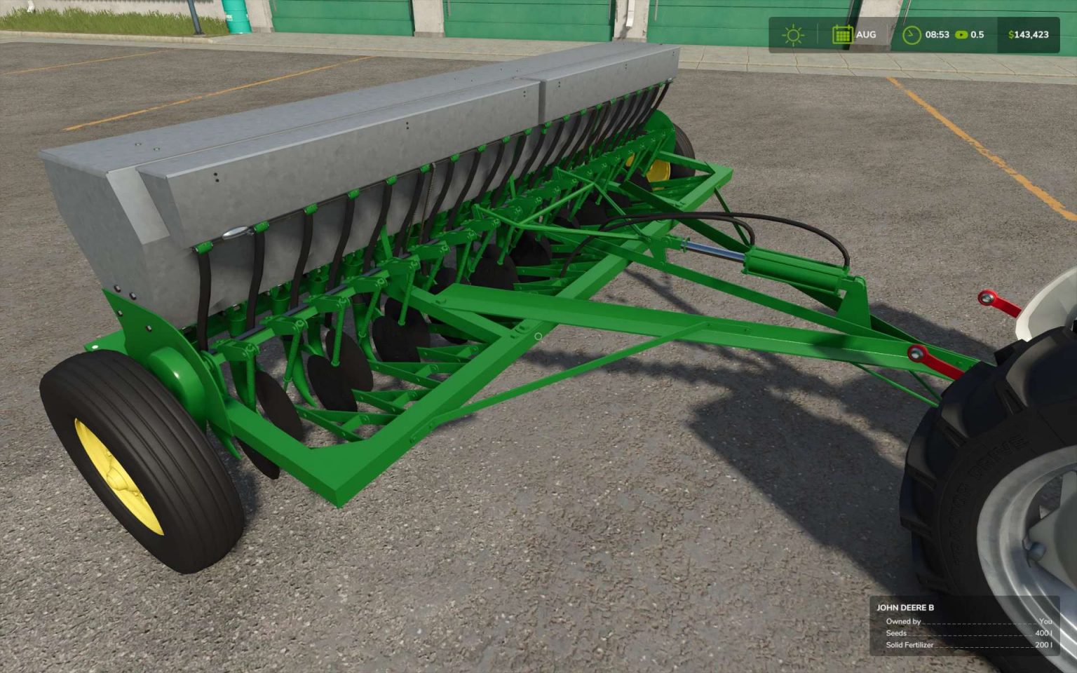 FS25 Semoir à grains John Deere B 12 pieds v1.0.0.0 Mod | FS25 Mods ...
