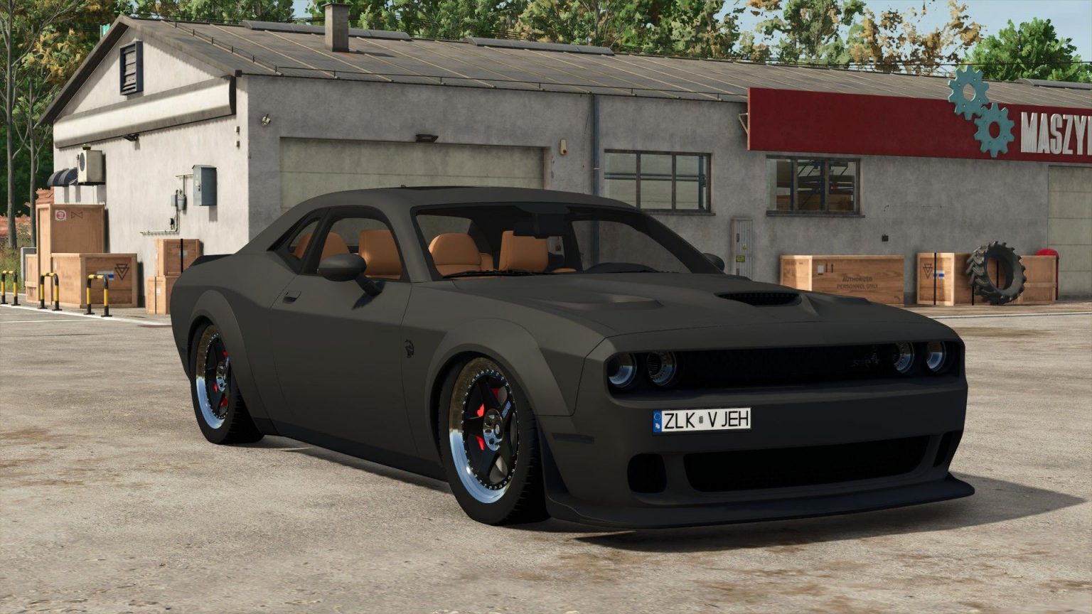 Dodge Challenger Hellcat V1.0.0.0 Mod | FS25 Mods / FS22 Mods