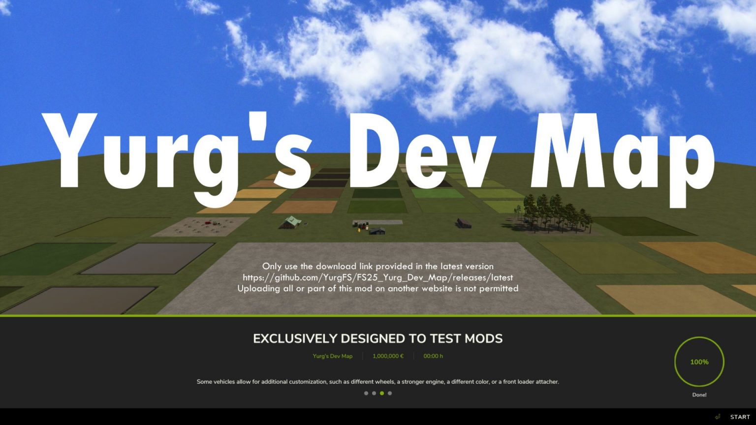 FS25 Carte de développement de Yurg BETA 7 v1.0.0.0 Mod | FS25 Mods / FS22 Mods