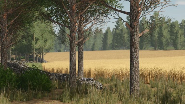 FS25 Forêt de pins V1.3.0.0 Mod | FS25 Mods / FS22 Mods