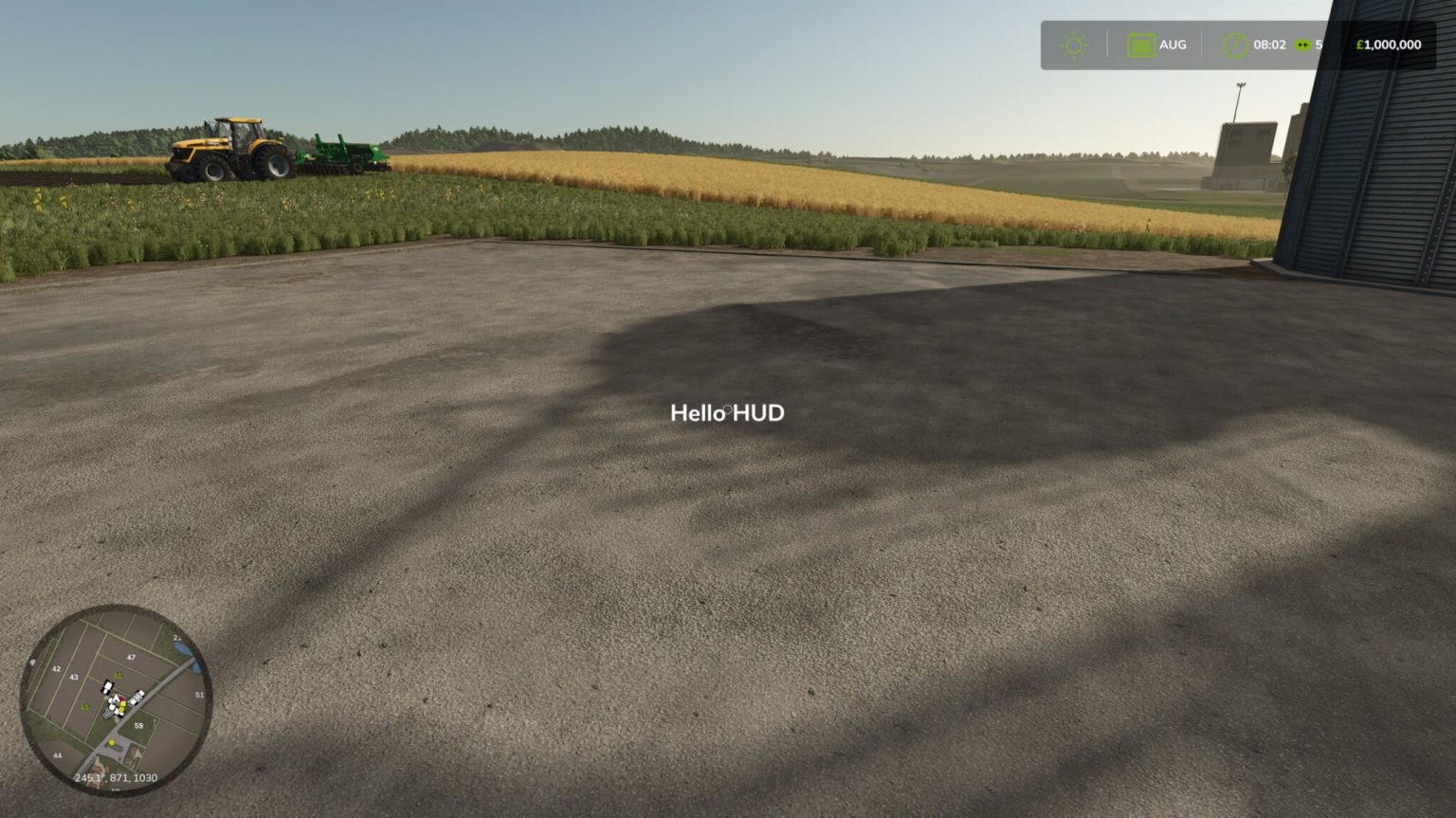 FS25 Mod HUD de base V1.0.0.0 Mod | FS25 Mods / FS22 Mods