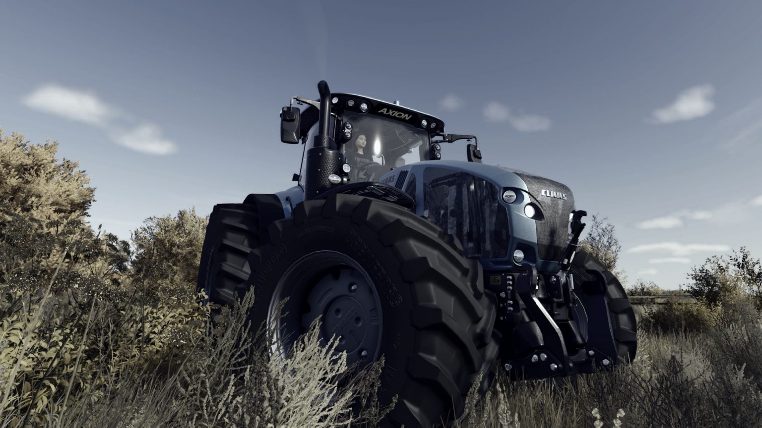 FS25 Manuel CLAAS Axion 960 PowerShift Édition Ghost V1.0.0.1 Mod | FS25 Mods / FS22 Mods