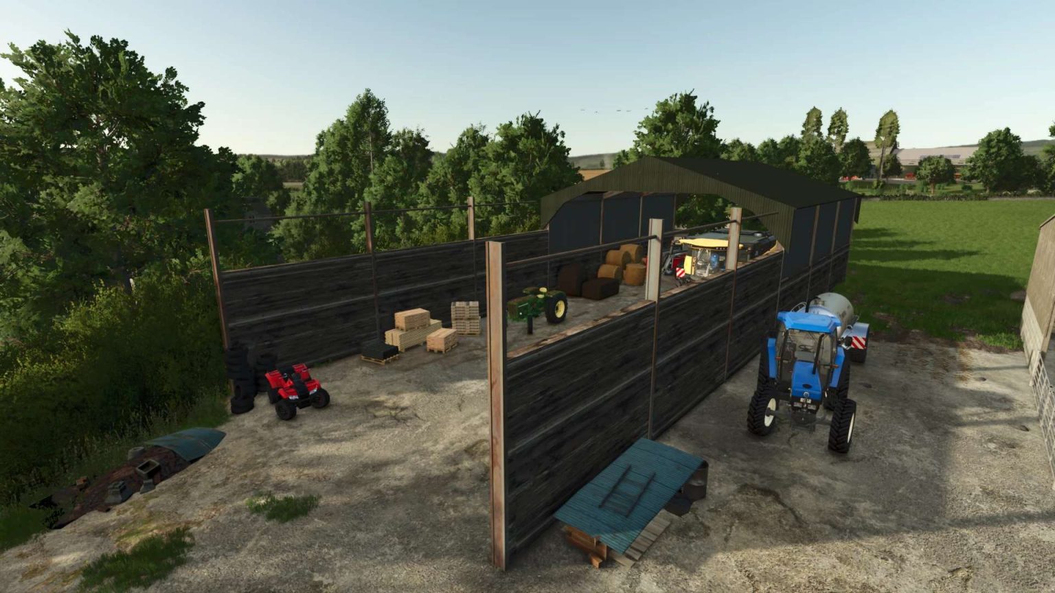 FS25 Ancienne fosse d'ensilage britannique v1.0.1.0 Mod | FS25 Mods ...