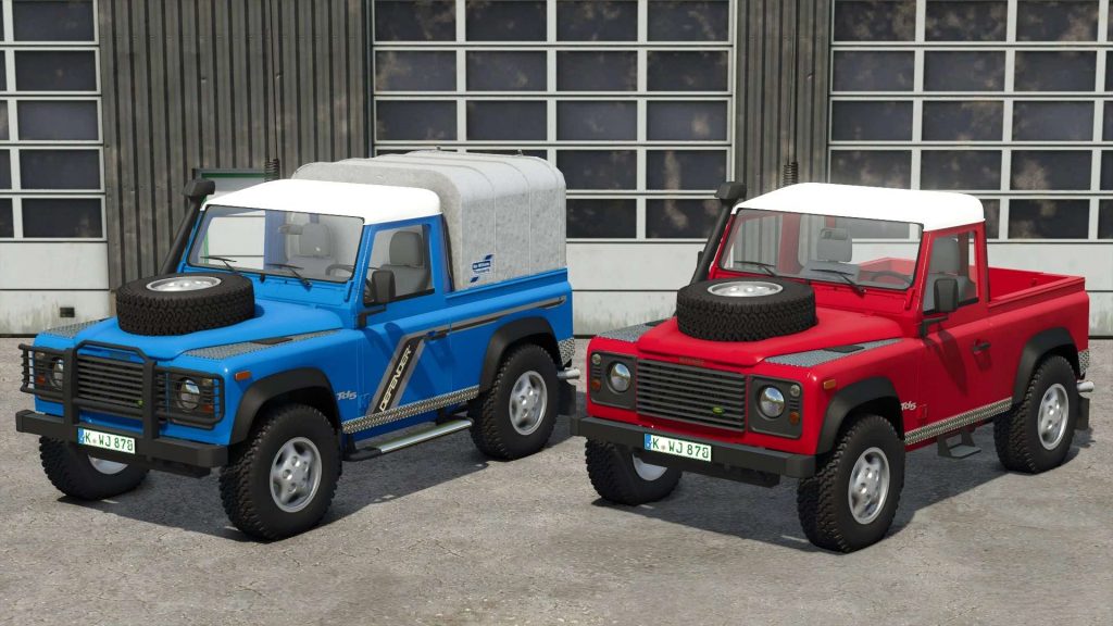 FS25 Land Rover Defender 90 TD5 v1.0.0.0 1997 Mod | FS25 Mods / FS22 Mods