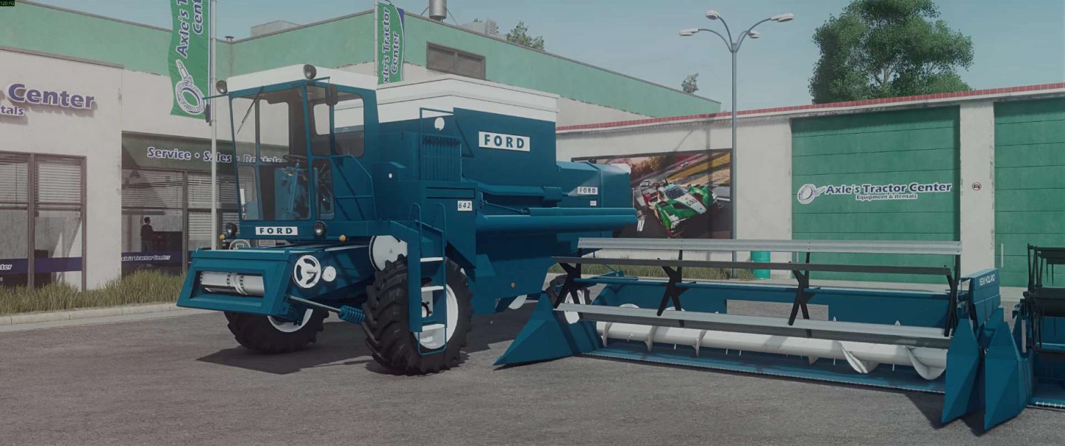 FS25 Moissonneuse-batteuse et en-têtes Ford 642 v1.0.0.0 Mod | FS25 ...